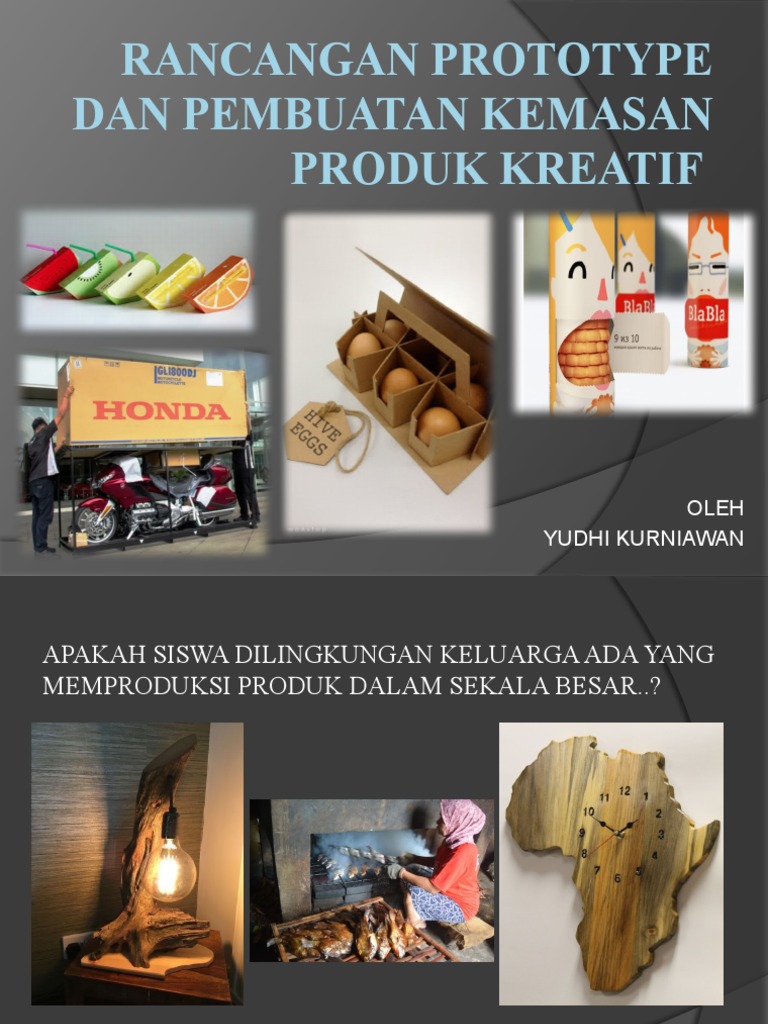 Xi Bab 4 - Rancangan Prototype Dan Pembuatan Kemasan Produk Kreatif | PDF