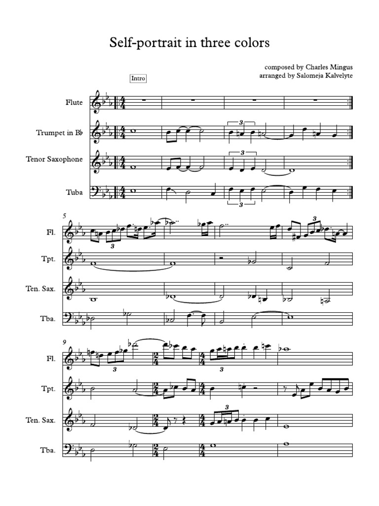 Self-Portrait in Three Colors | PDF