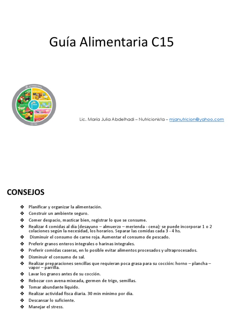 Guia Alimentaria c15 | PDF | ensalada | Vegetales