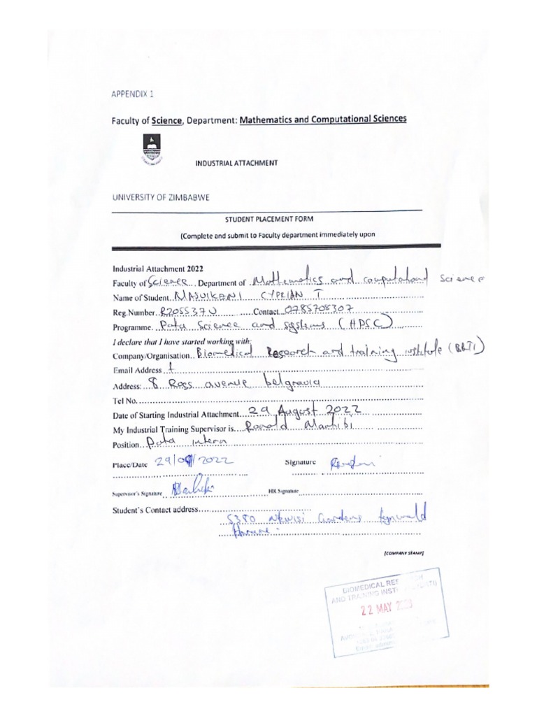 Attachment Forms | PDF