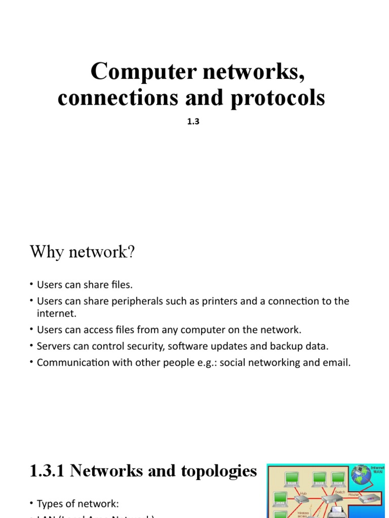 Computer Networks Connections And Protocols 3 1 Pdf Computer Network Router Computing