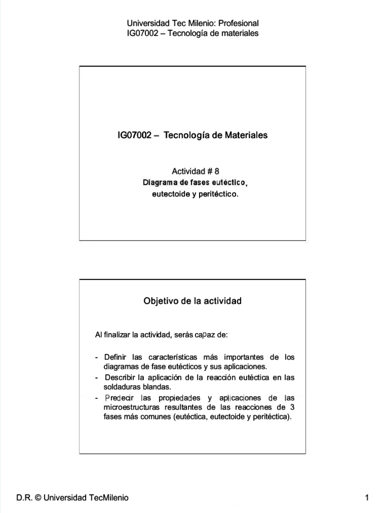 PDF Diagrama de Fases Eutectico Eutectoide y Peritectico - Compress ...