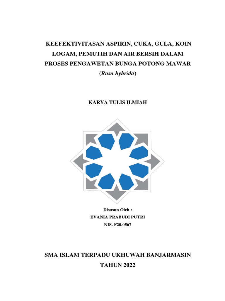 KTI Evania - Percobaan Rose Hybrida PDF | PDF