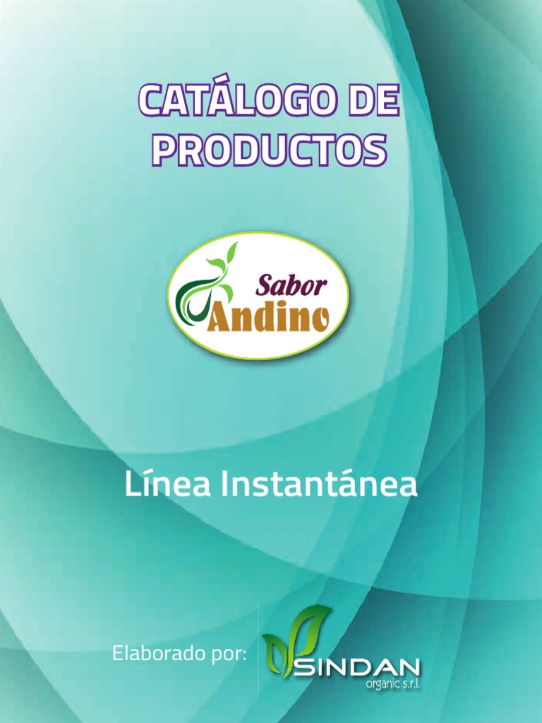 Catalogo Sabor Andino | PDF | Alimentos | Quinua
