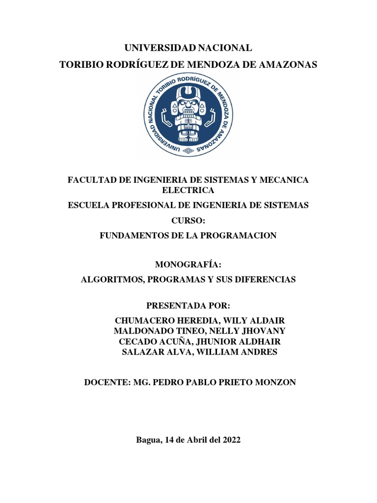 Algoritmos, Programas y Sus Diferencias | PDF | Programa de computadora | Programación