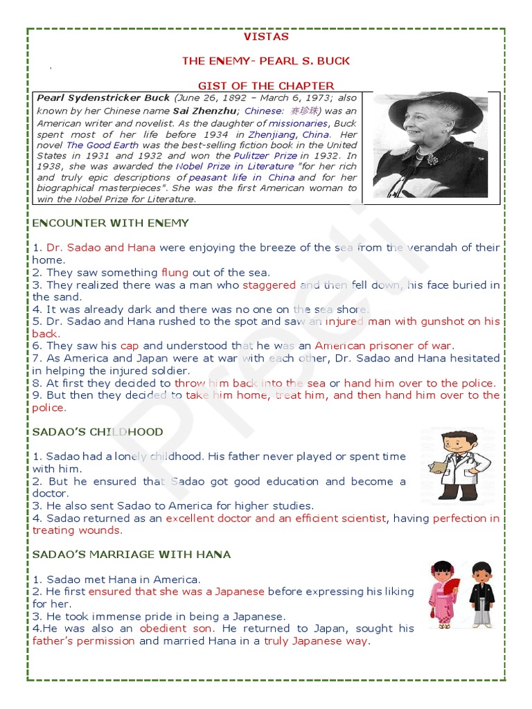 The Enemy Main Points | PDF