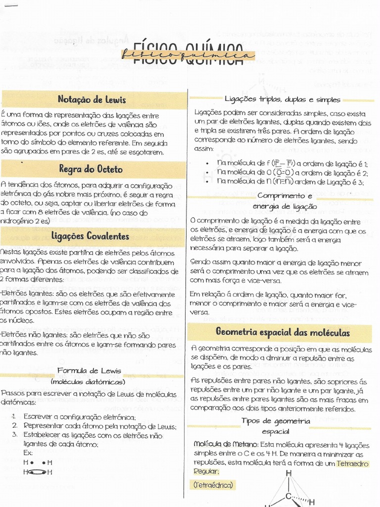 Resumo Físico-Química | PDF