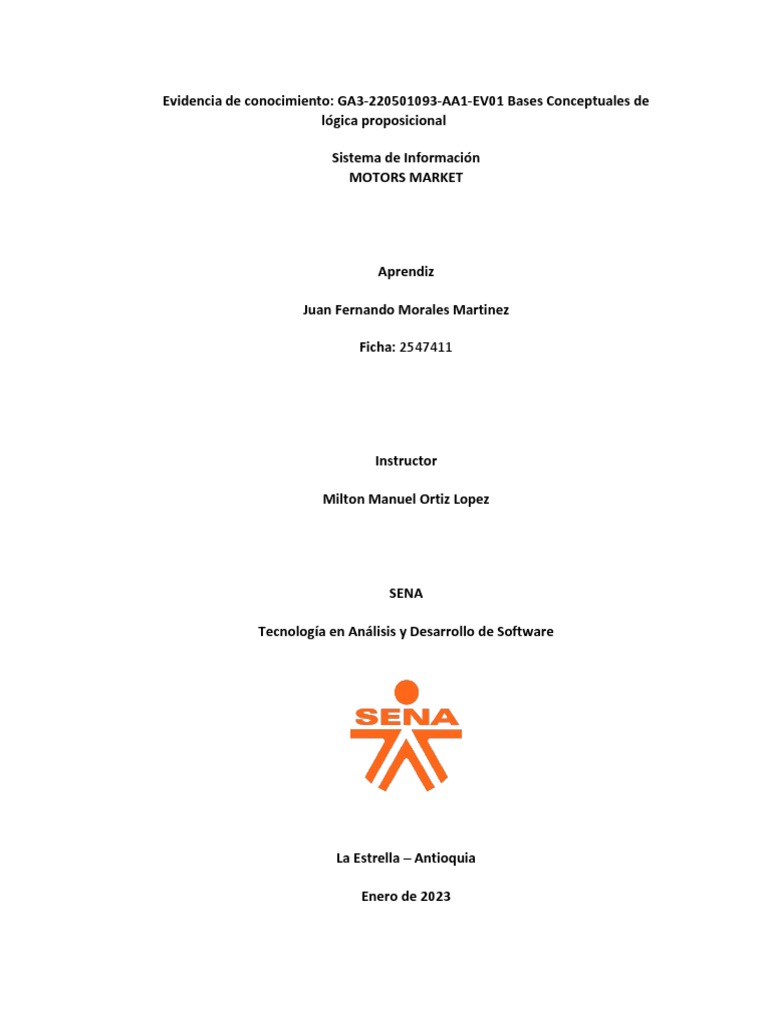 Evidencia de Conocimiento GA3-220501093-AA1-EV01 Bases Conceptuales de ...