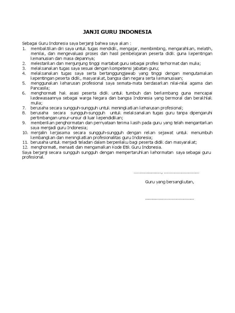 3. JANJI GURU | PDF