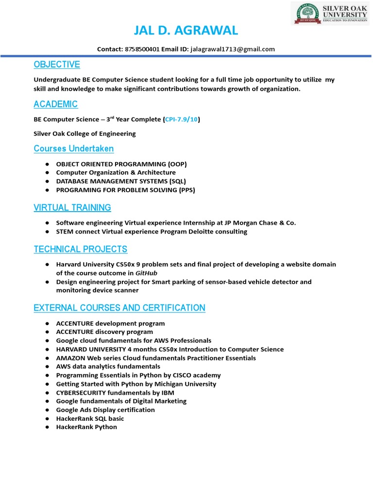 Jal - CV New (2) (1662) | PDF