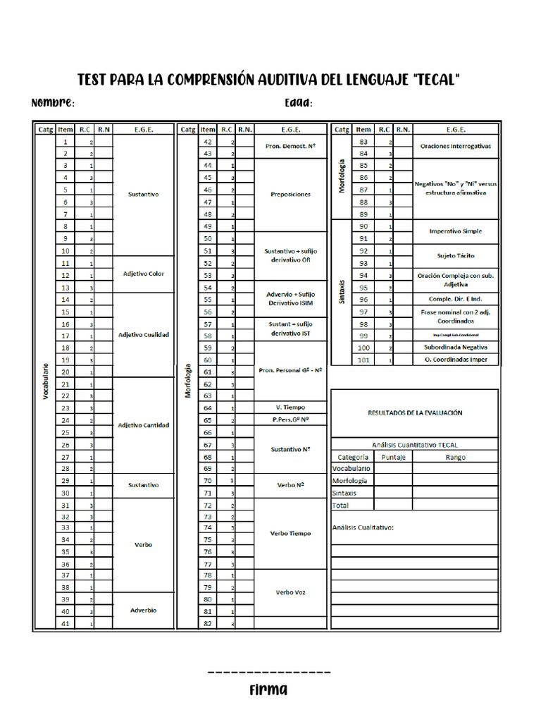 TECAL Protocolo | PDF