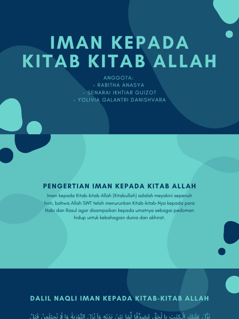 Iman Kepada Kitab Kitab Allah | PDF