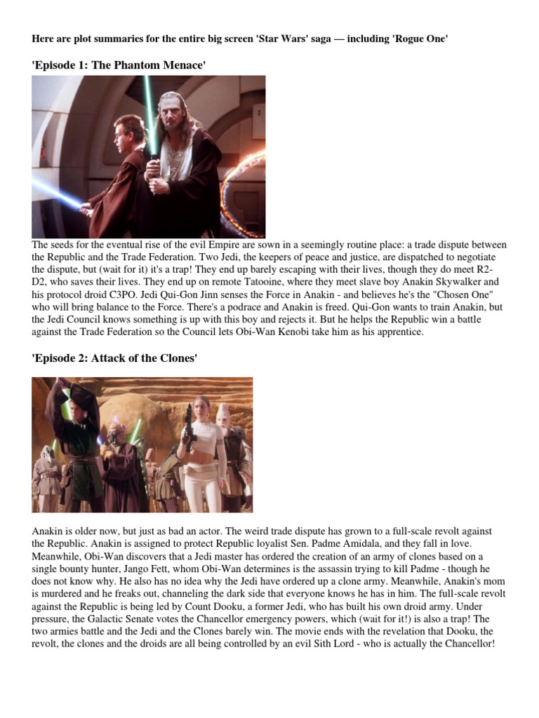 Star Wars Saga Pdf Darth Vader Jedi