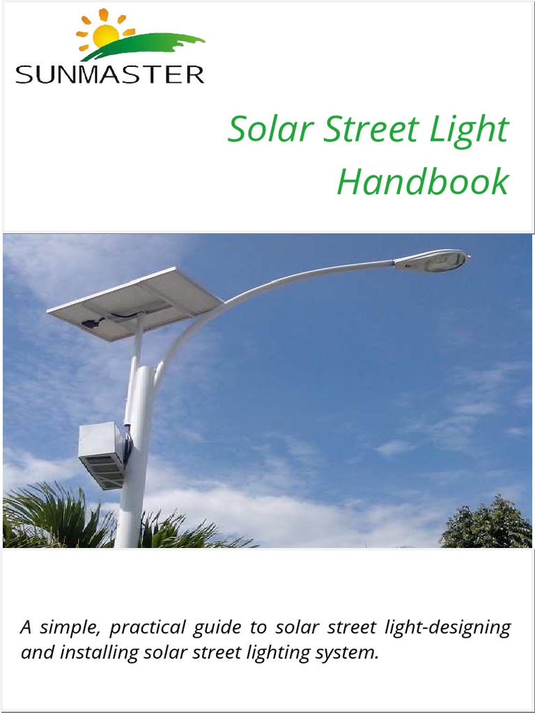 Solar-Street-Light-handbook (Zhejiang Sunmaster) | PDF