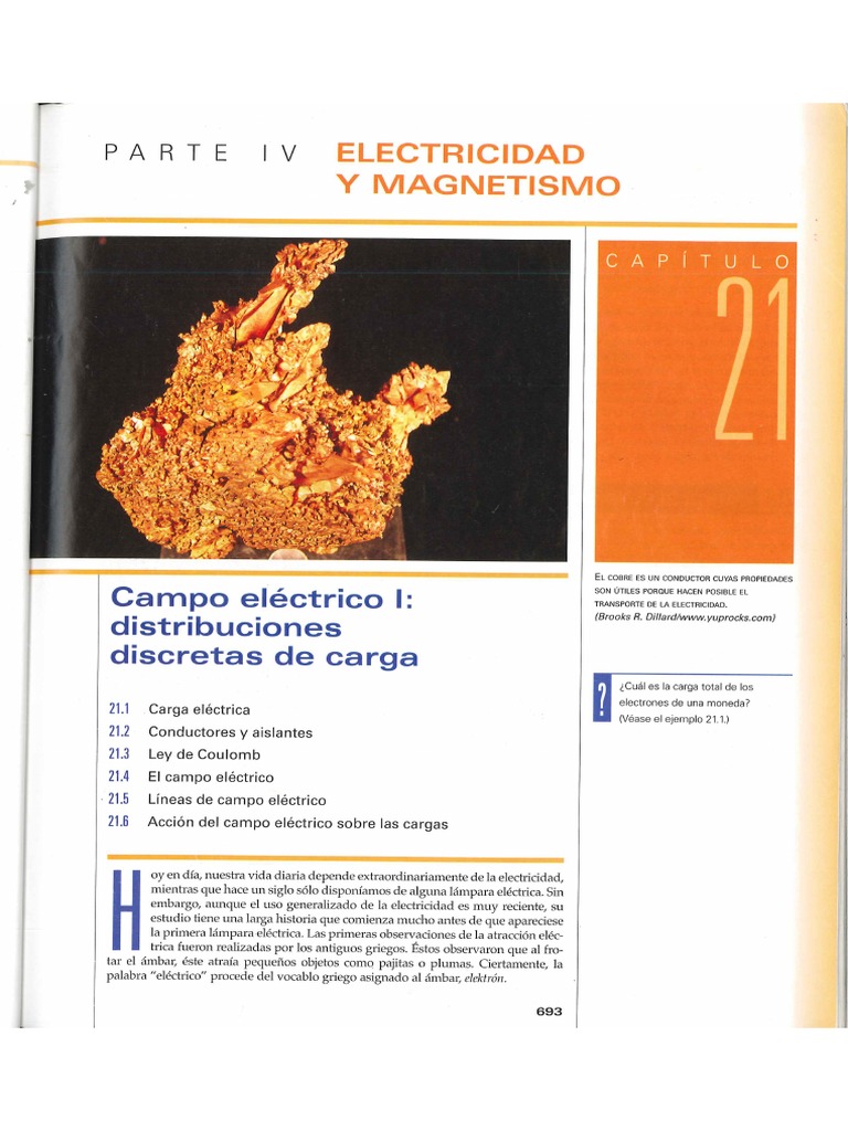 Tema 1 - Capítulo 21 - Tipler Mosca - 6a Edición | PDF