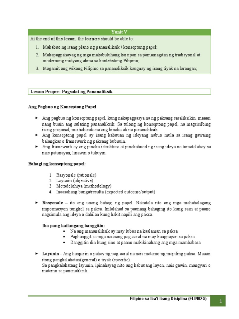 Module-Flin02g Yunit V | PDF