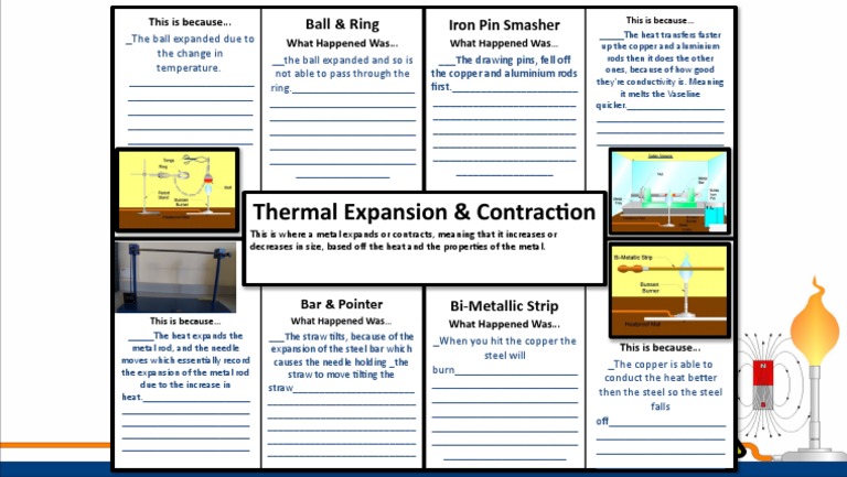 Thermal Expansion Students Sheet | PDF | Thermal Expansion | Heat