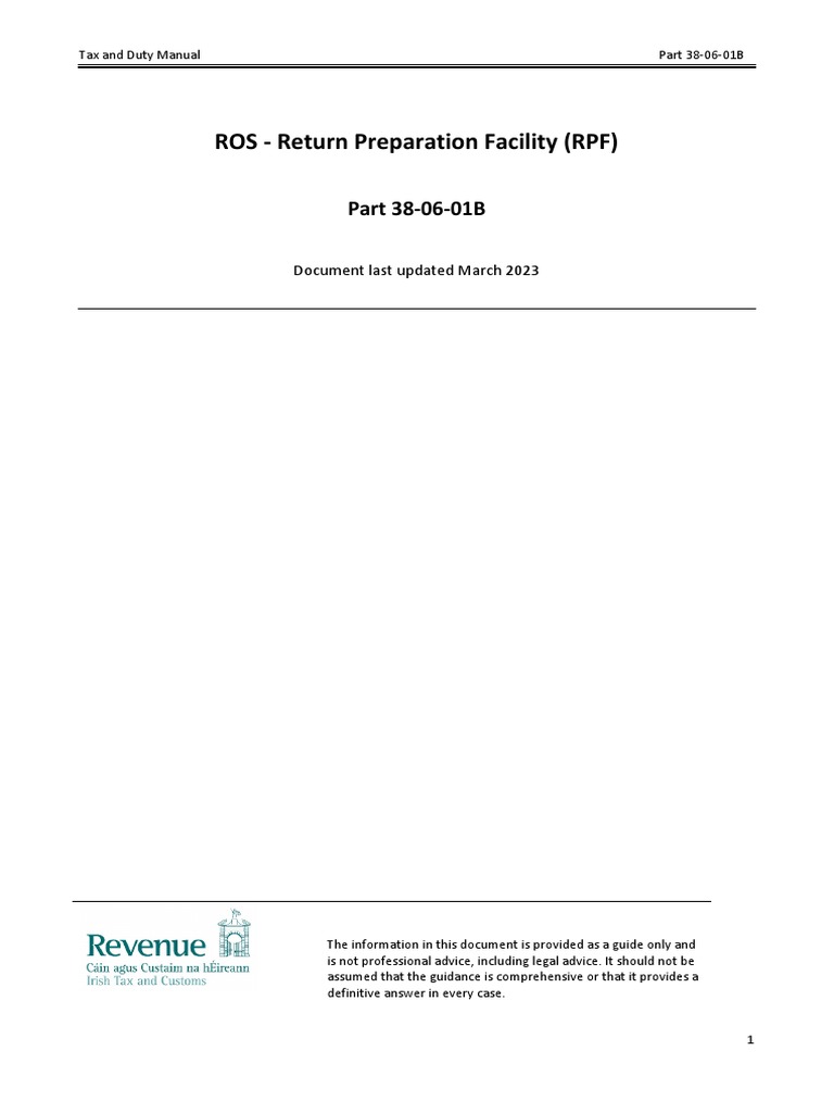 ROS - Return Preparation Facility (RPF) : Part 38-06-01B | PDF | Online ...