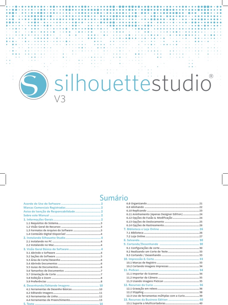 Manual Silhouette Studio V3 | PDF | Programas | Microsoft Windows
