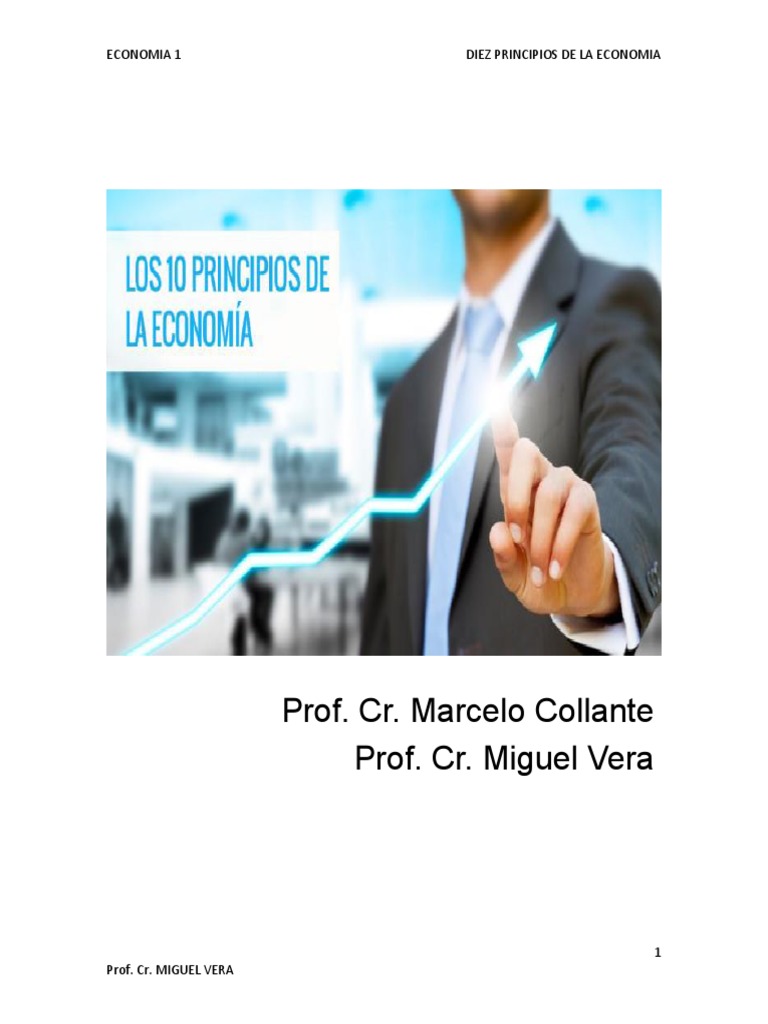Los Diez Principios de La Economia | PDF | Inflación | Mercado (economía)