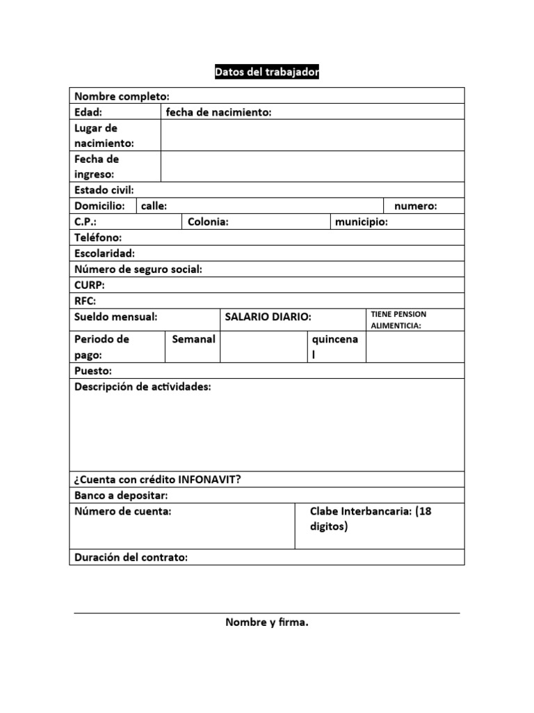 Actualización de Carátula IMSS y Datos del Trabajador | PDF