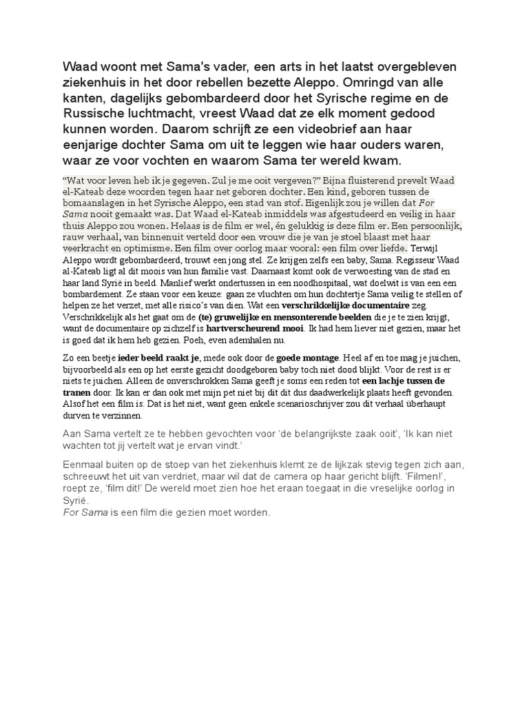 For Sama | PDF