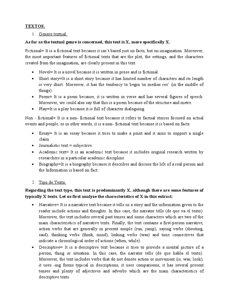 Textual Genres and Styles Guide | PDF | Phrase | Narration