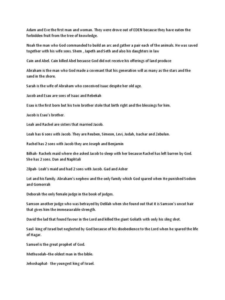 Adam and Eve the first man and woman | PDF