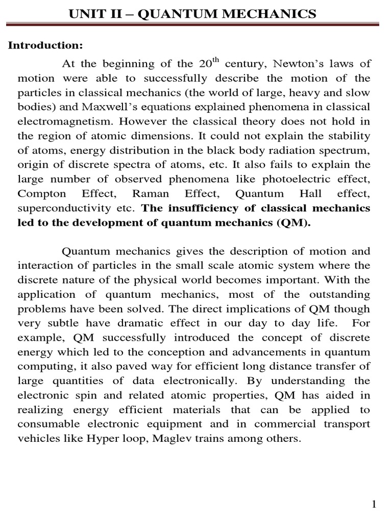 Quantum Mechanics Explained | PDF | Photoelectric Effect | Waves