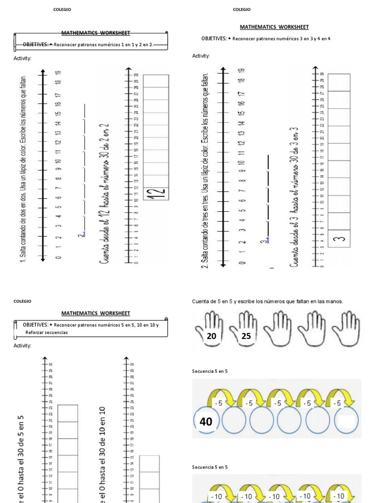 Patrones Numéricos 1 | PDF