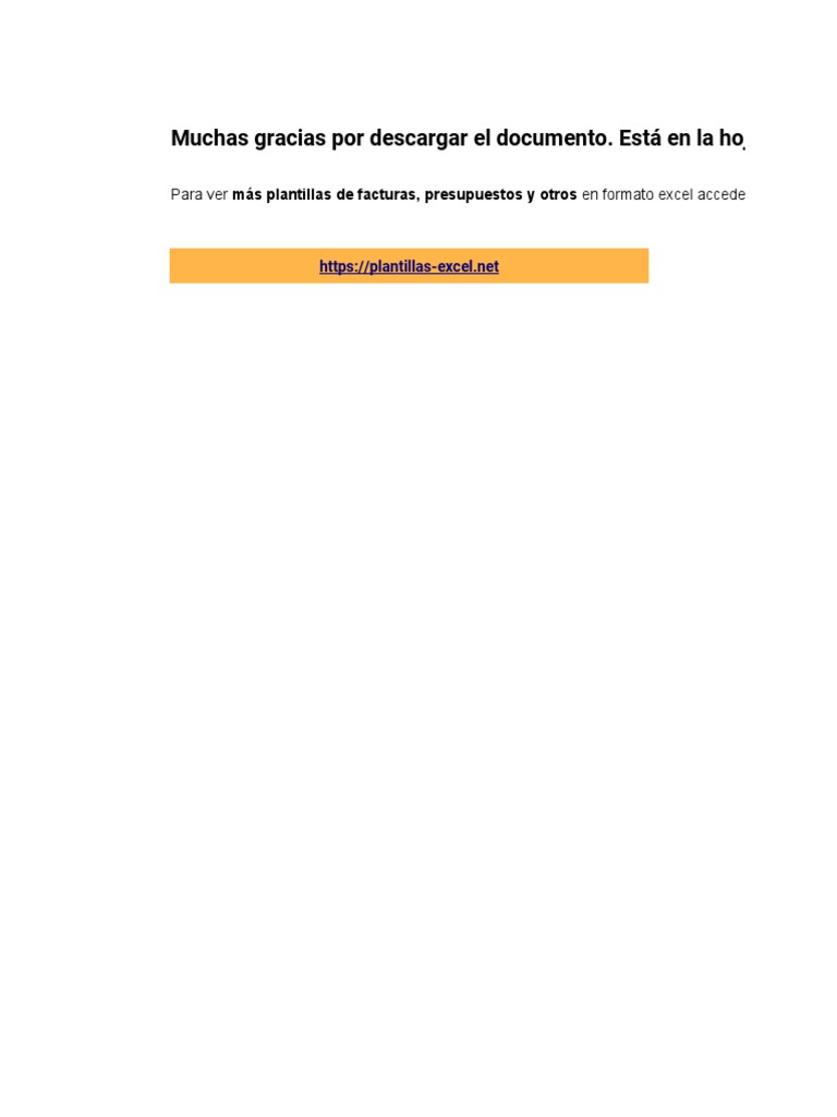 Plantilla Control Visitas Comerciales en Excel | PDF