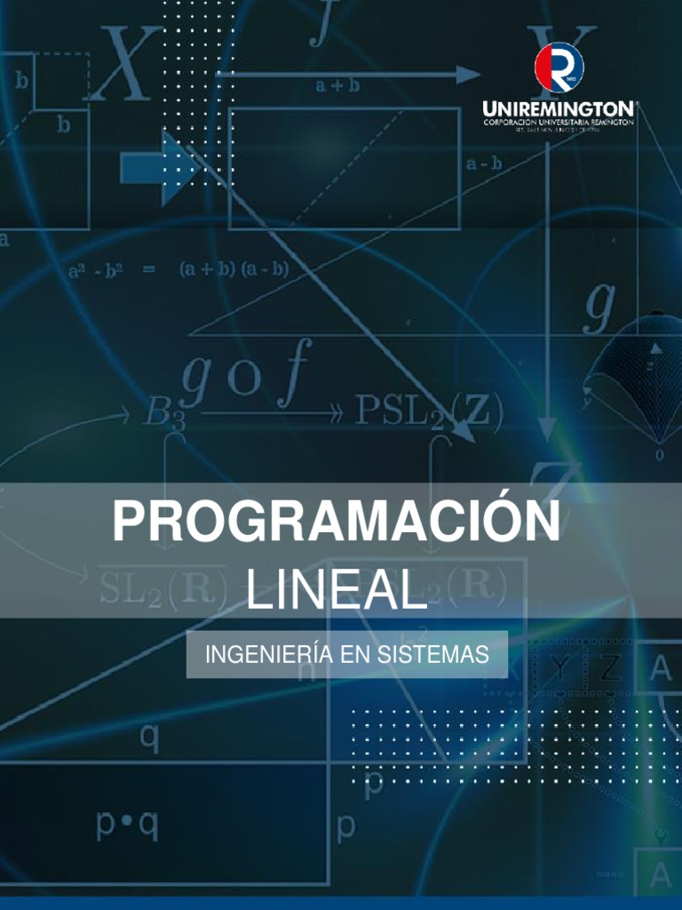 Fundamentos de Programación Lineal | PDF