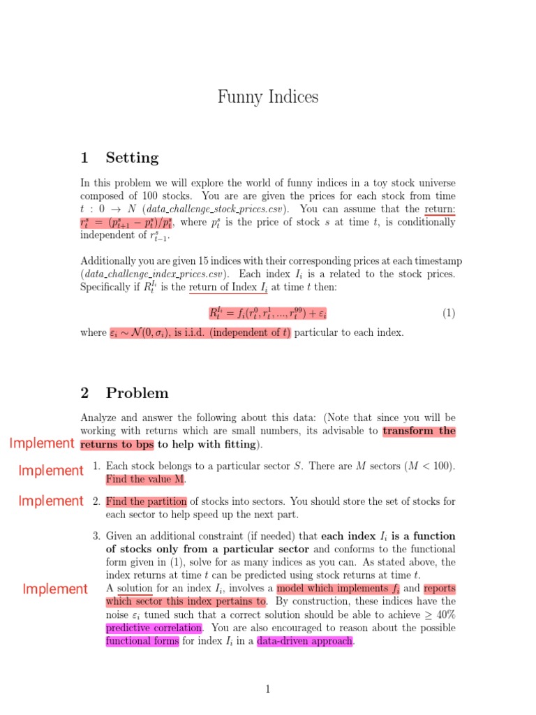 Data Challenge Problem Statement | PDF | Applied Mathematics | Statistics