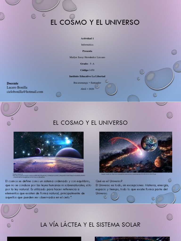 El comos y el universo | PDF