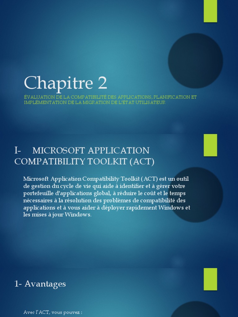 Chap - 2 - Évaluation de La Compatibilité Des Applications | PDF ...