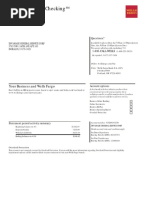 Business Bank Statement Wells Fargo | PDF | Overdraft | Transaction Account