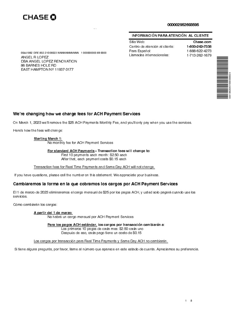 February Bank Statement Angel Lopez | PDF