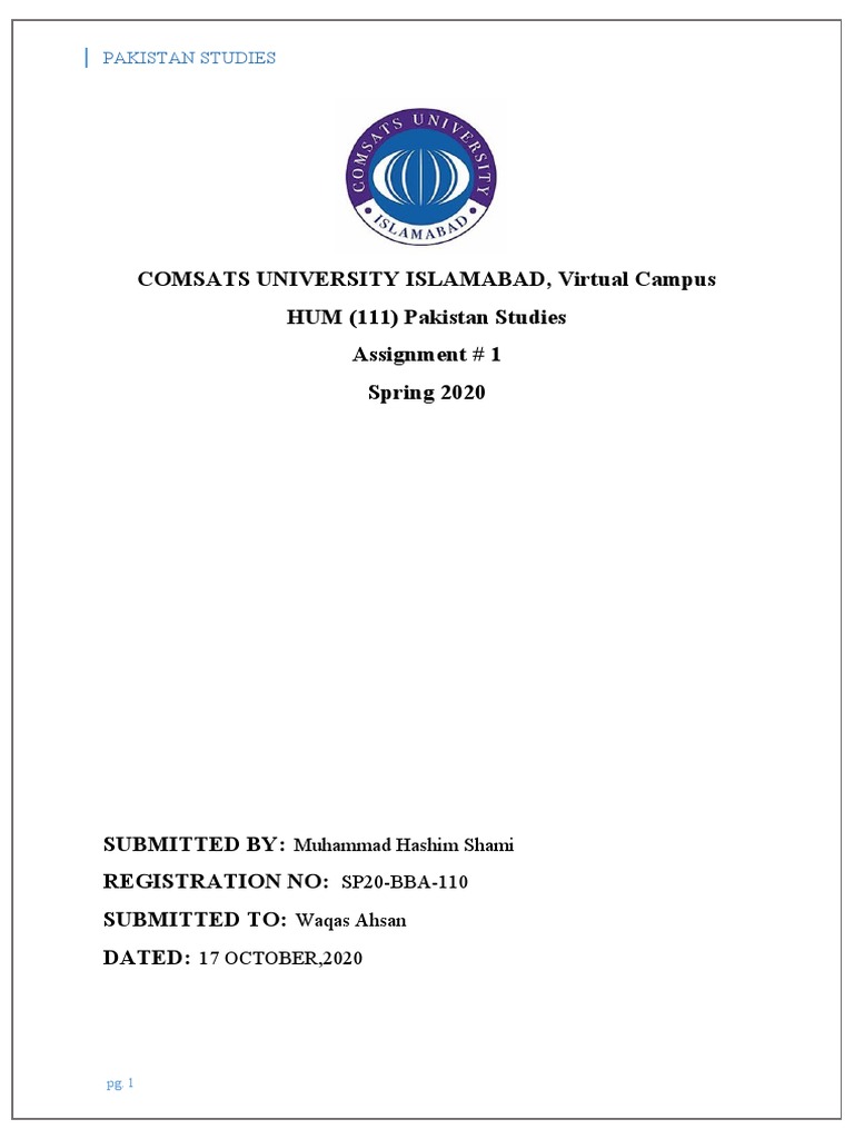 PST Assignment 1 | PDF