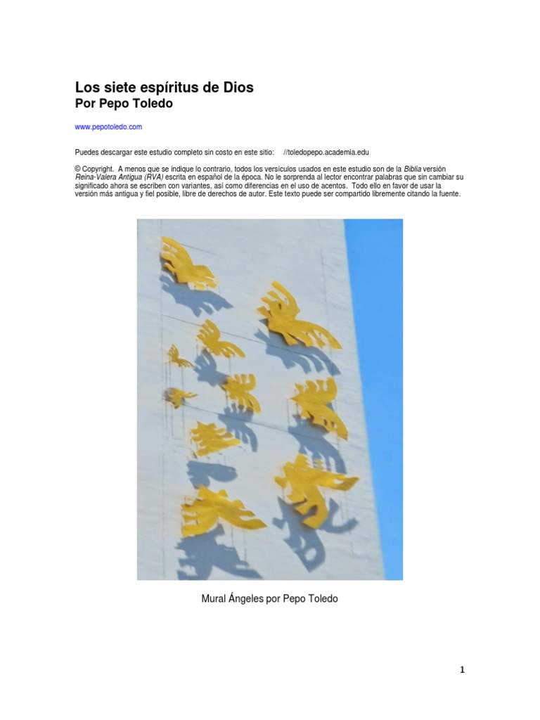 Los Siete Espiritus de Dios Por Pepo Tol | PDF | Kábala | Jesús