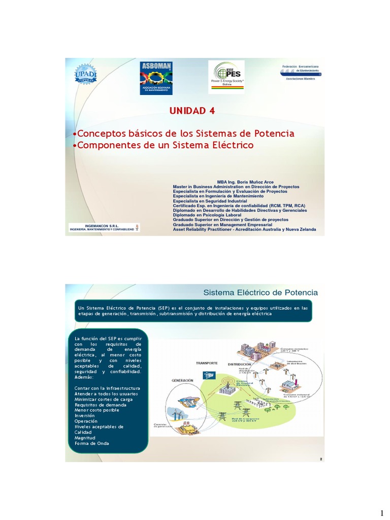 Unidad 4 Componentes Sistema Electrico | PDF | Transformador ...