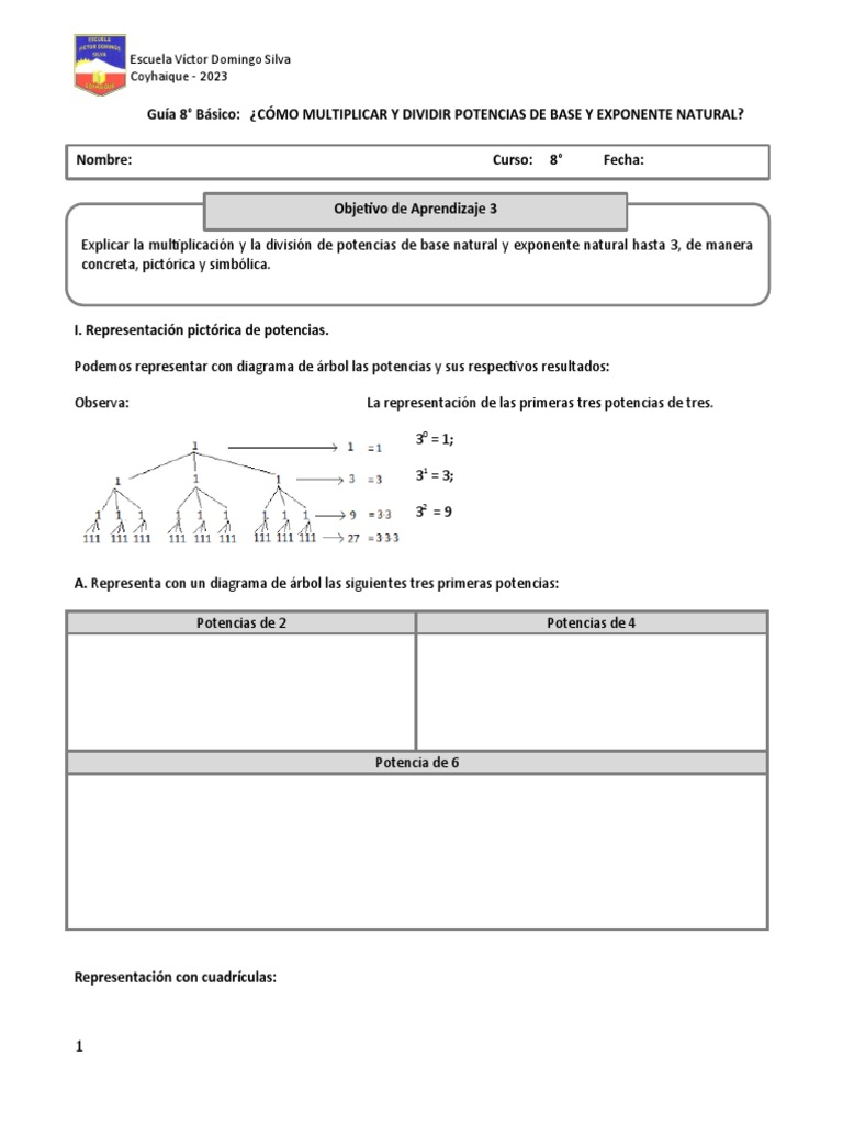 OA3 Guia Lirmi | PDF | Exponenciación | Multiplicación