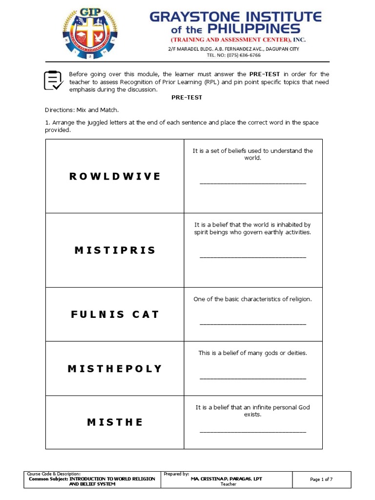 Module 2 World Religion | PDF | Monotheism | Confucianism