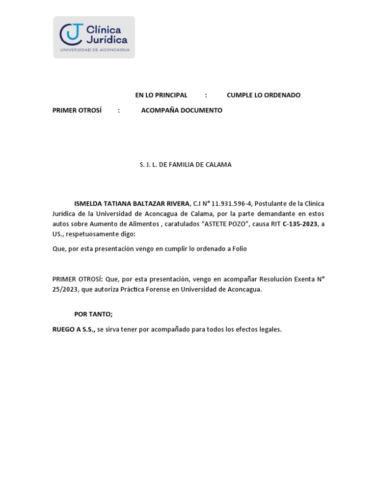 Acompaña Documento C-135-2023 | PDF