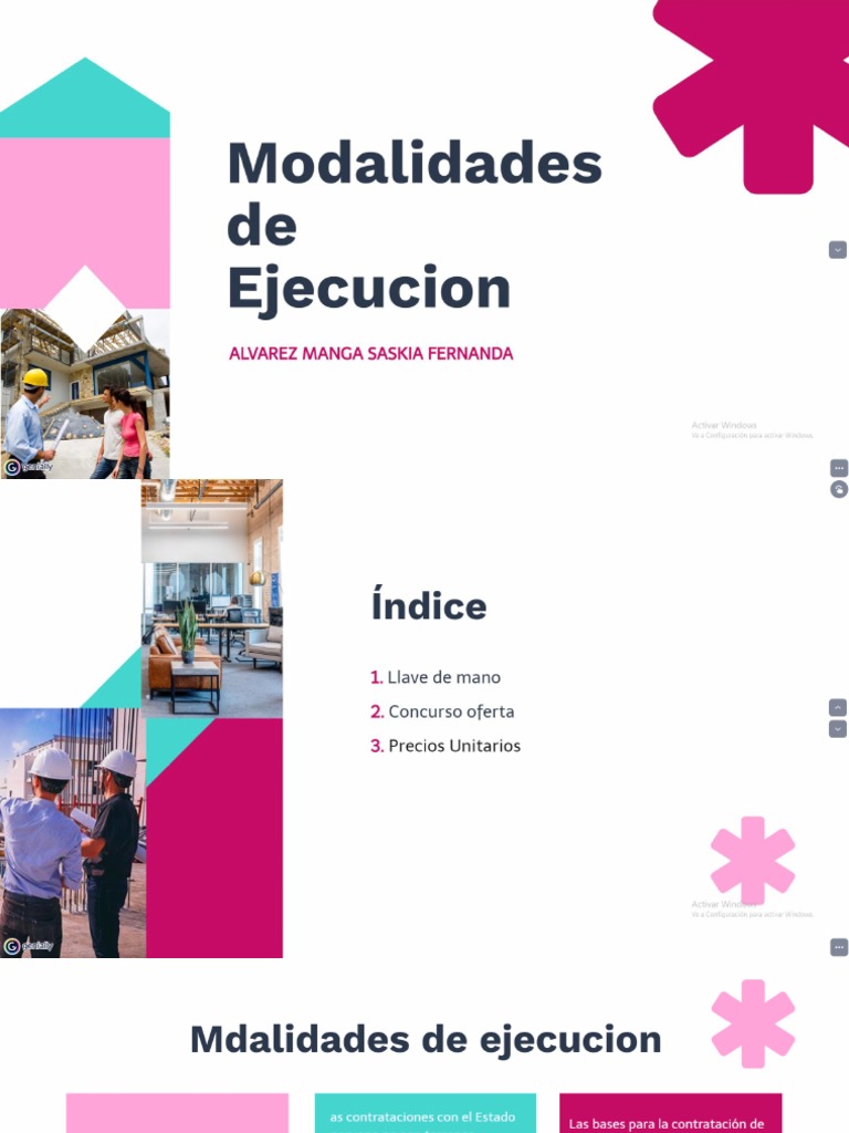 Modalidades de Ejecucion | PDF