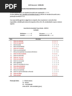 Correção Escalas Beck | PDF