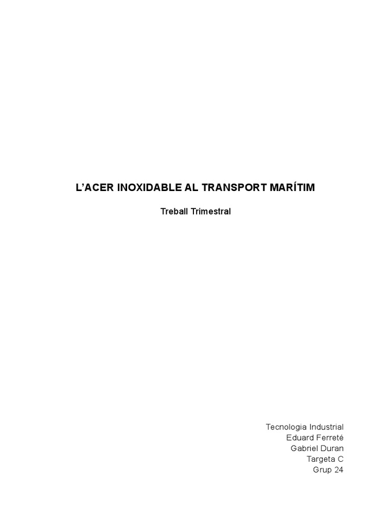 Treball Materials Duran 23 | PDF