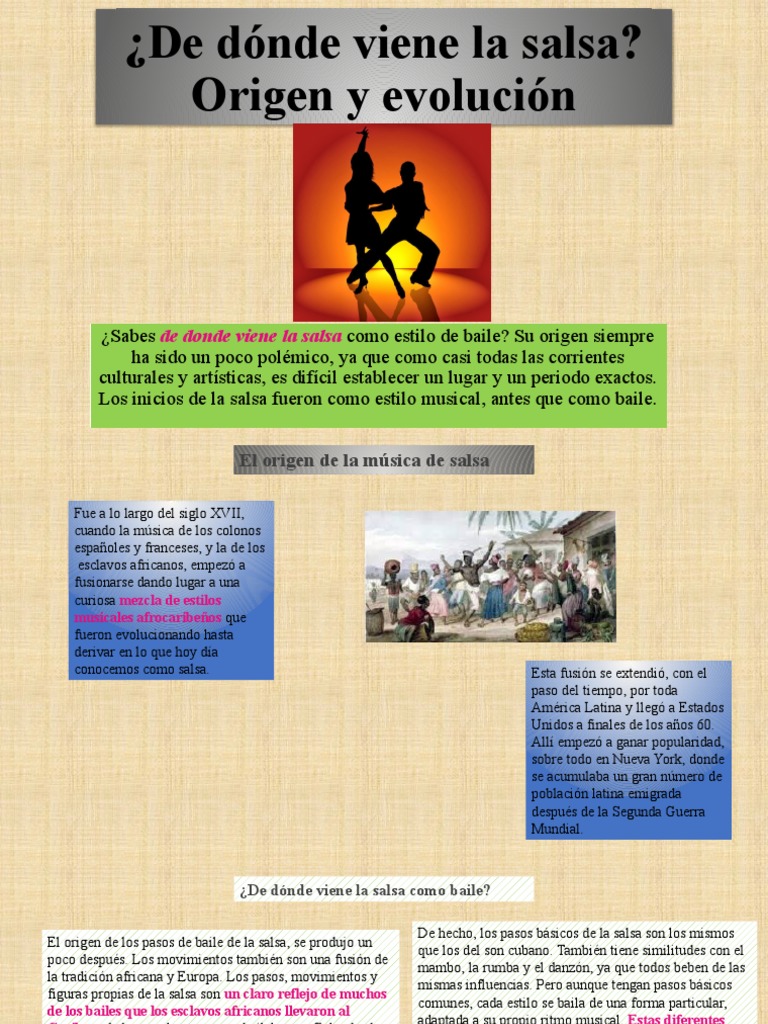 De Dónde Viene La Salsa | PDF | Bailes | Cuba