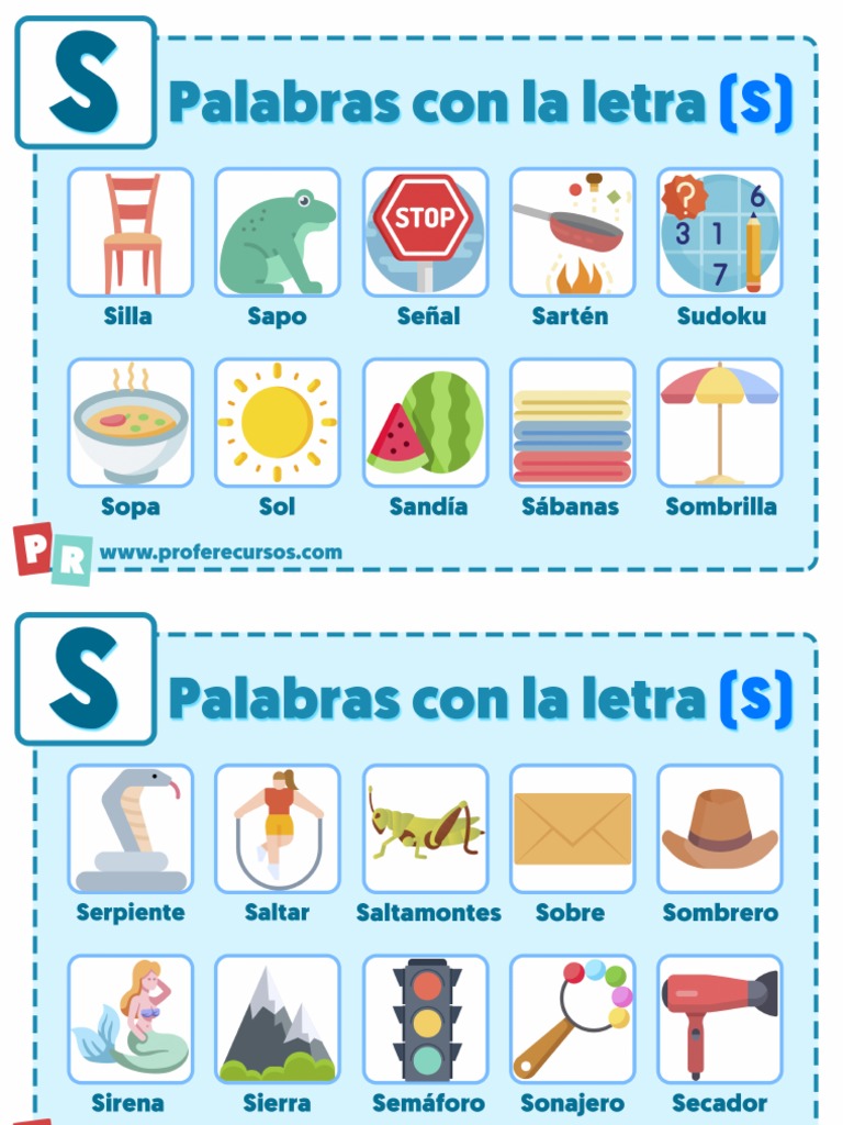 Palabras Con S | PDF