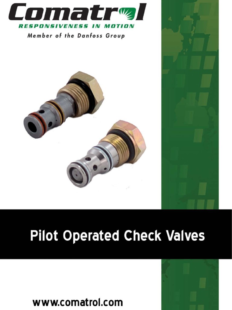 08 PO-Pilot Operated Check Valves Catalog | PDF | Valve | Chemical ...