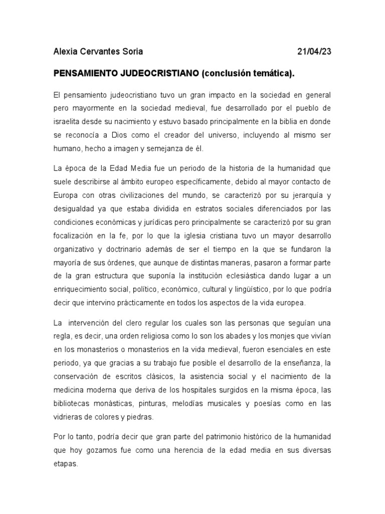 Conclusion Filosofia | PDF